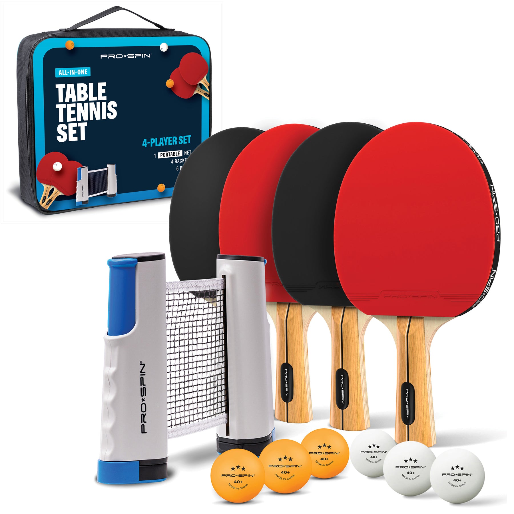 Table Tennis Set | Portable & All-In-One | Pro-Spin Sports
